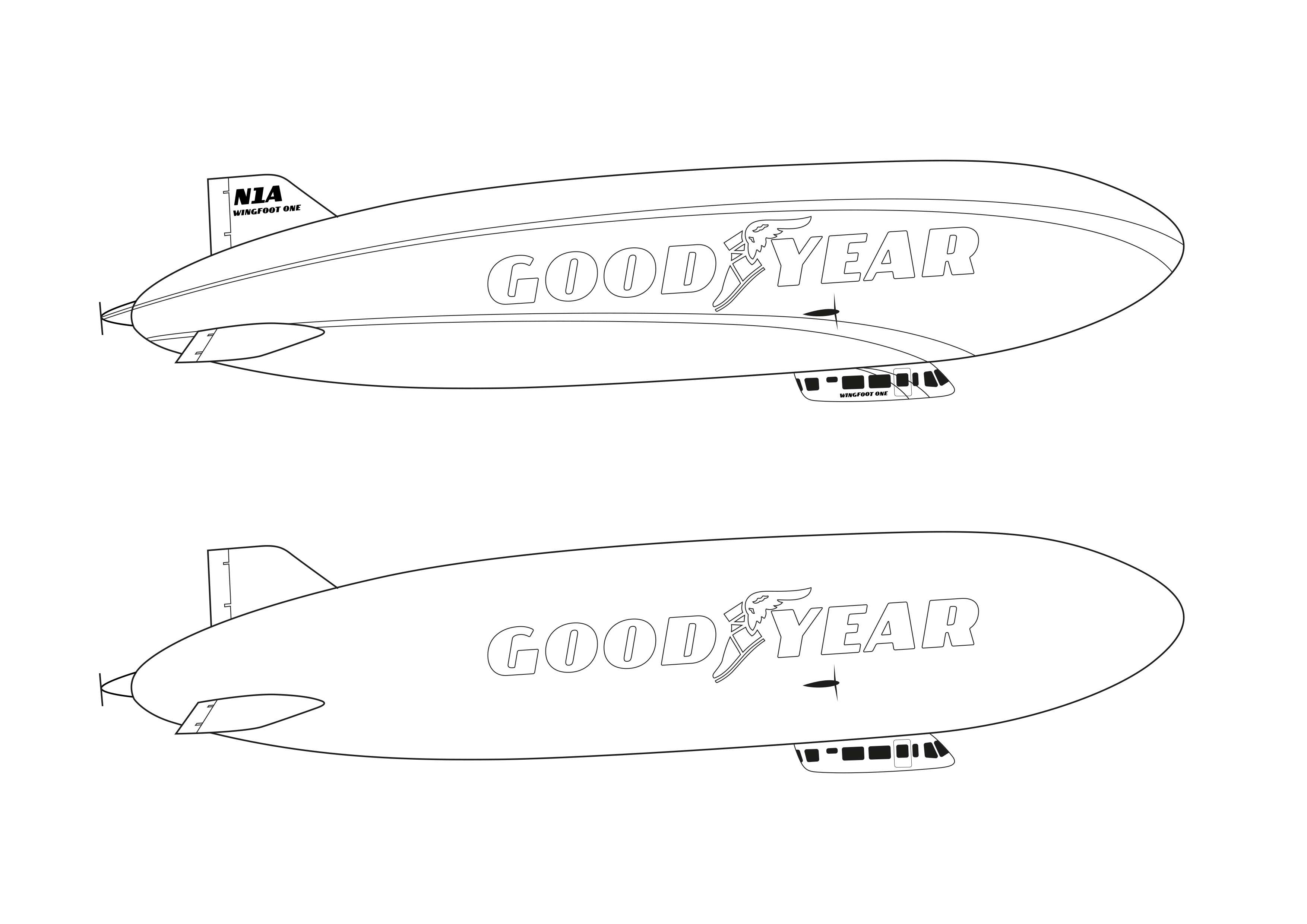 Libro de colorear de Goodyear