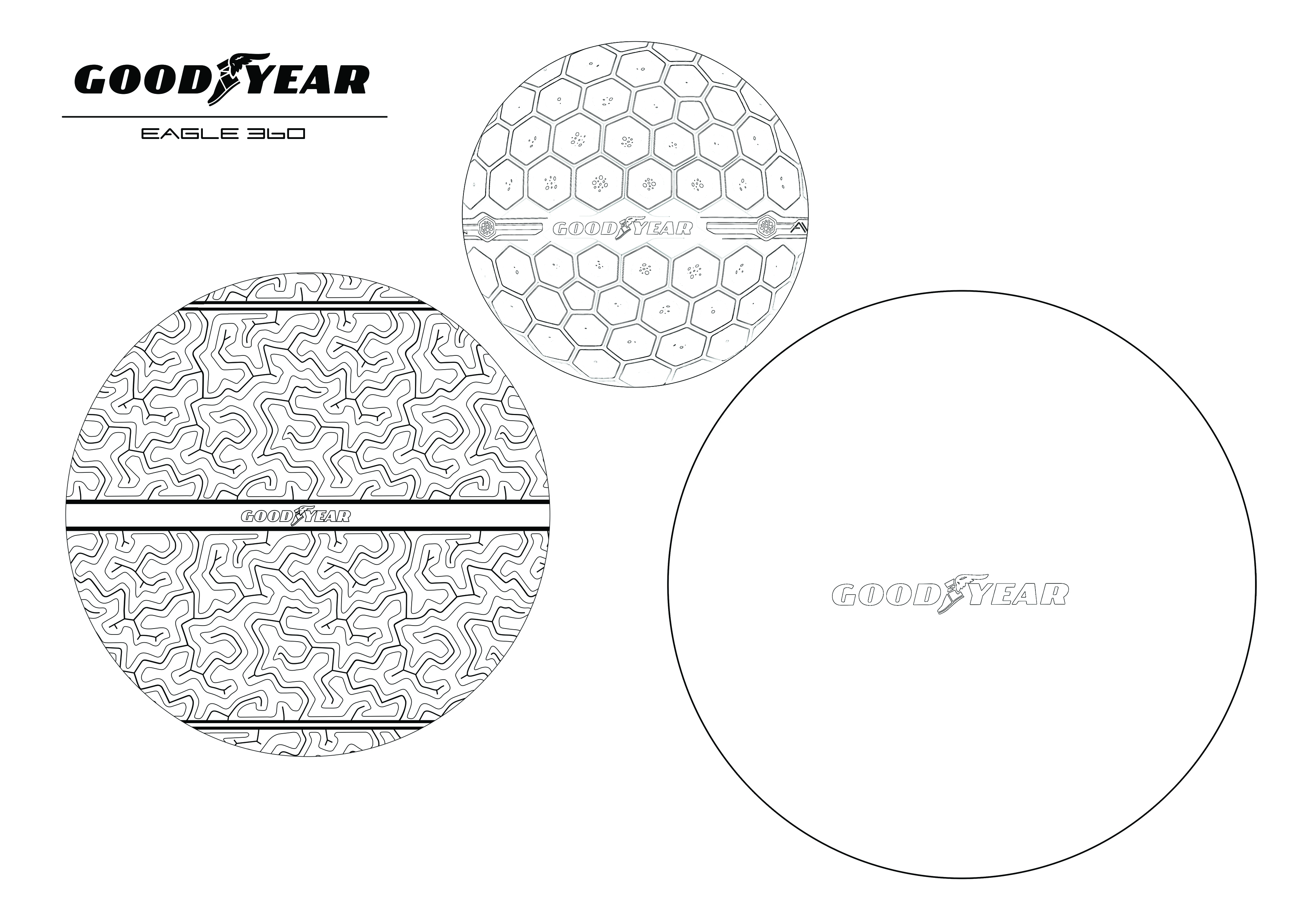 Libro de colorear de Goodyear