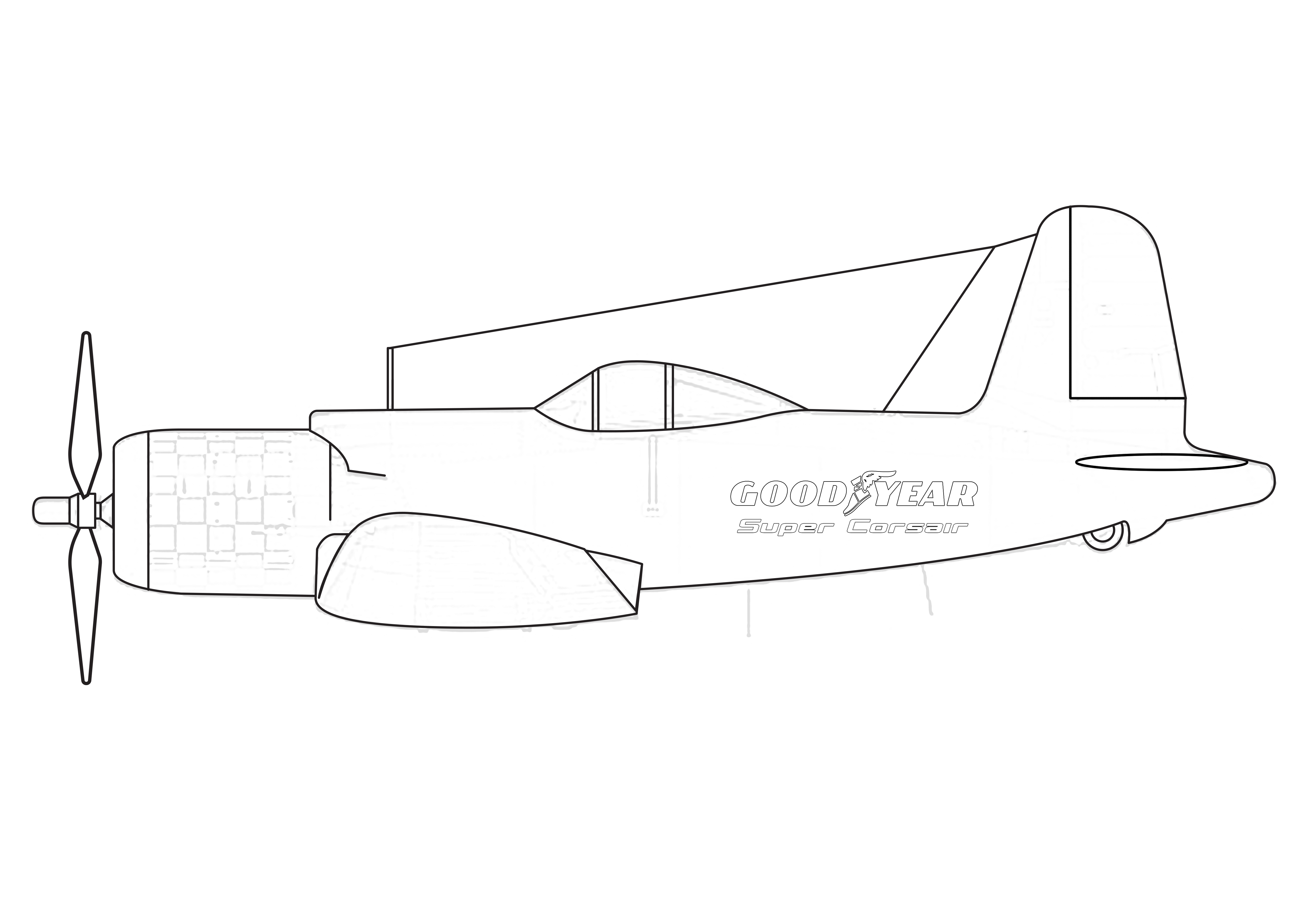 Libro de colorear de Goodyear