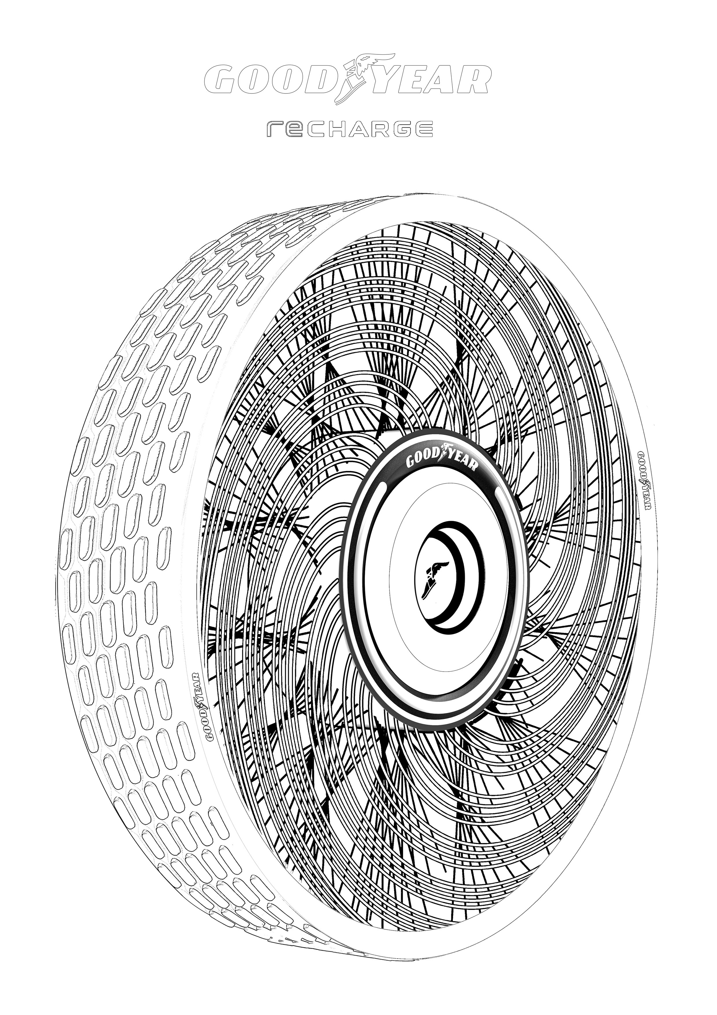 Libro de colorear de Goodyear